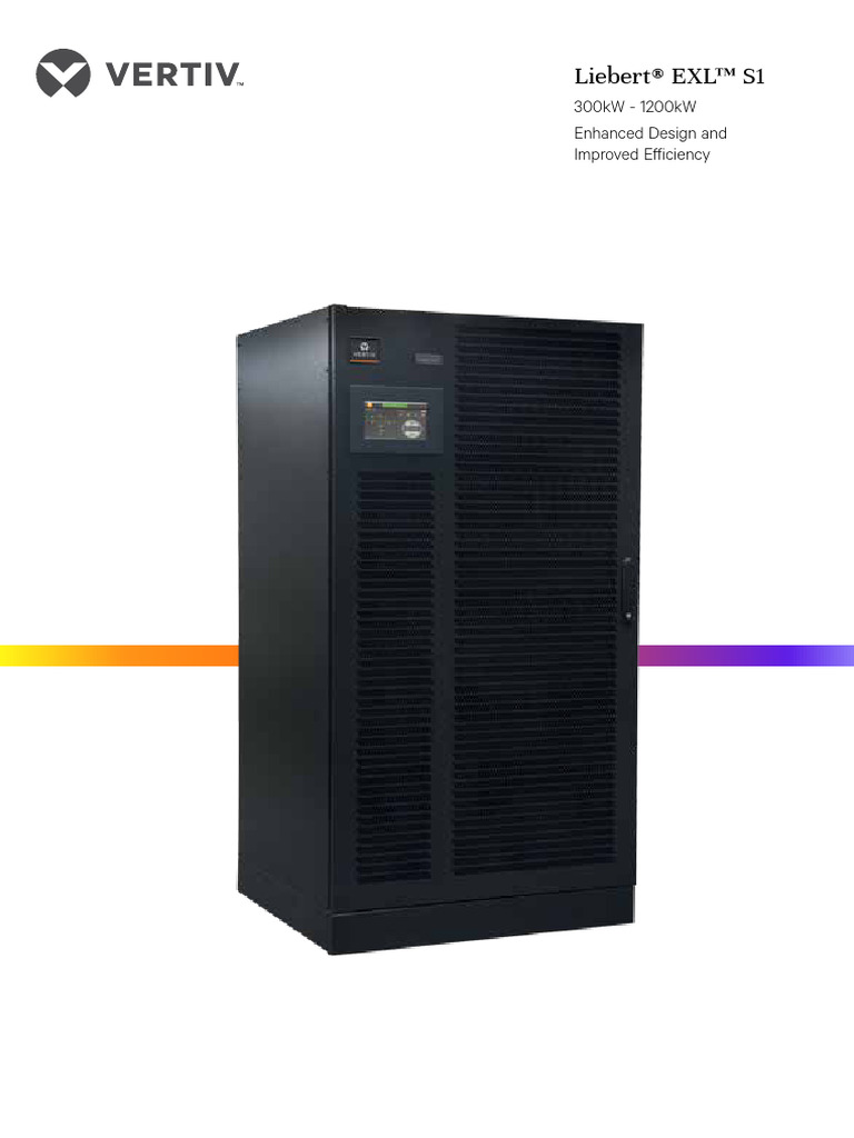 Liebert Exl s1 - 300 To 1200 KW | PDF | Energy Conservation | Nature