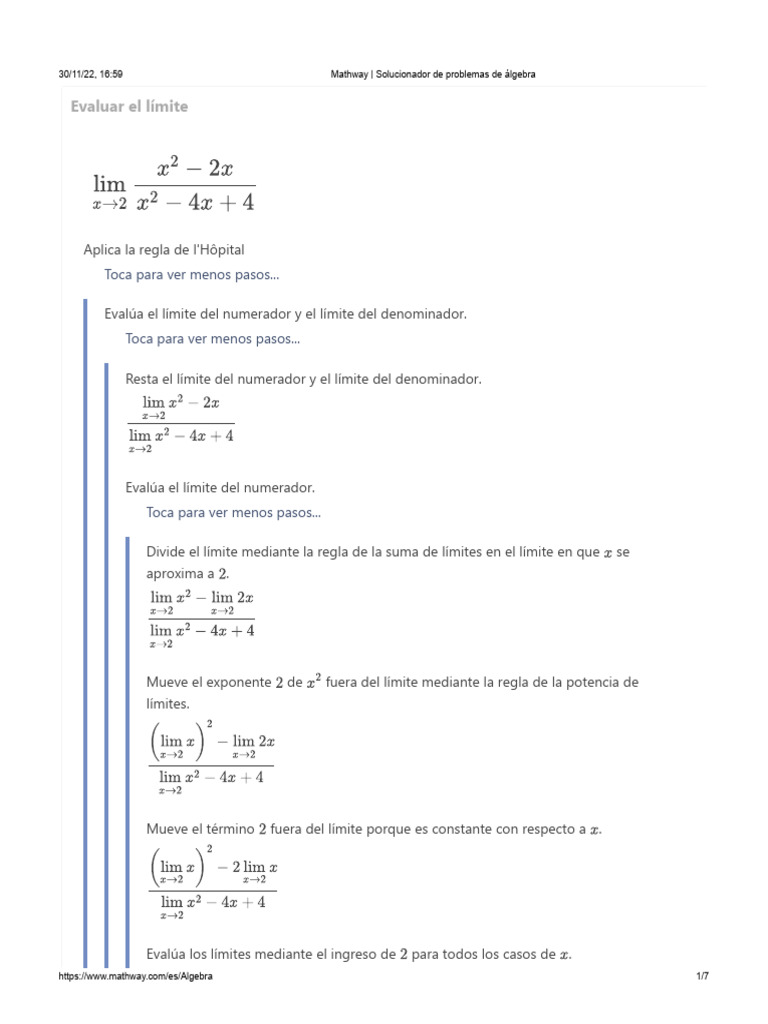Problemario Ejercicio de Calculo | Descargar gratis PDF | Exponenciación | Factorización