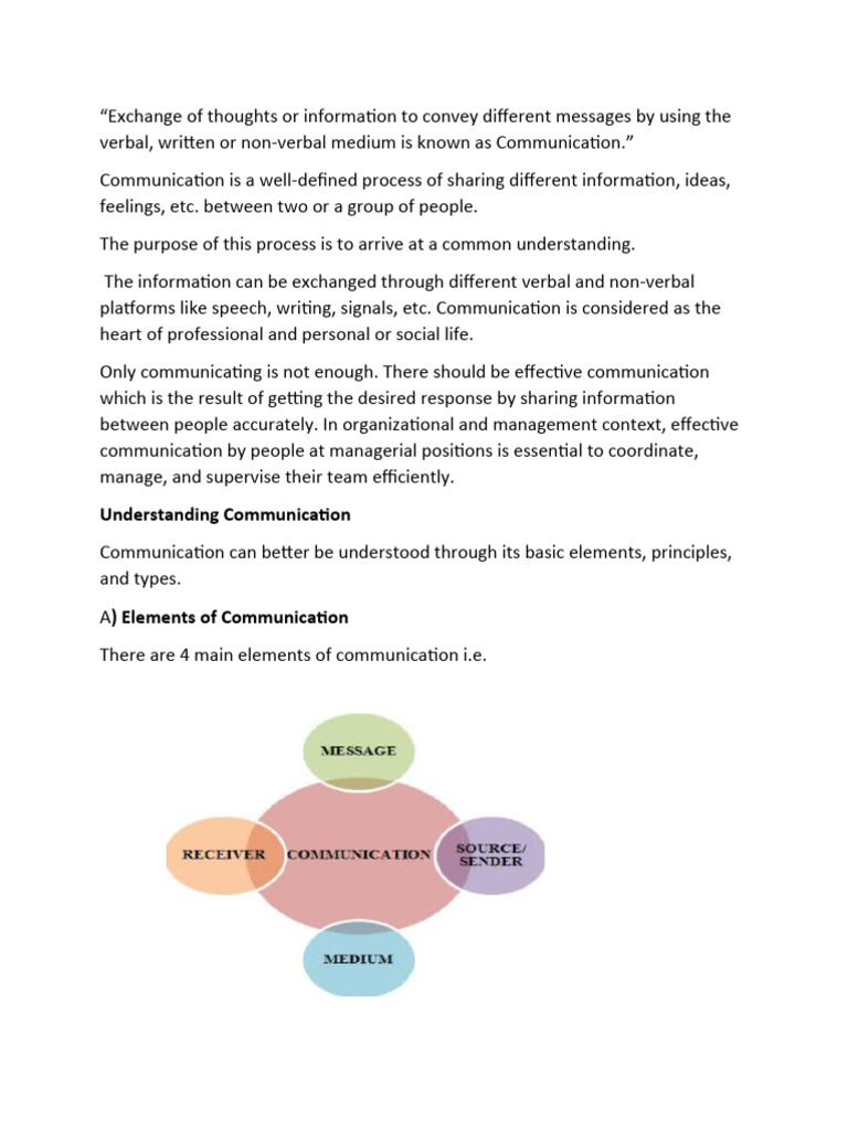 Principles of Communication | PDF | Communication | Information