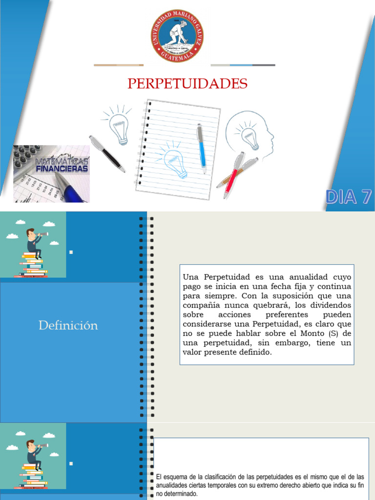 DIA 7 Tema Perpetuidades | PDF | Compartir (Finanzas) | Business
