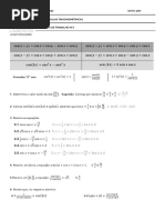 Formulas de Prostaferese O Baricentro Da | PDF | Trigonometria ...
