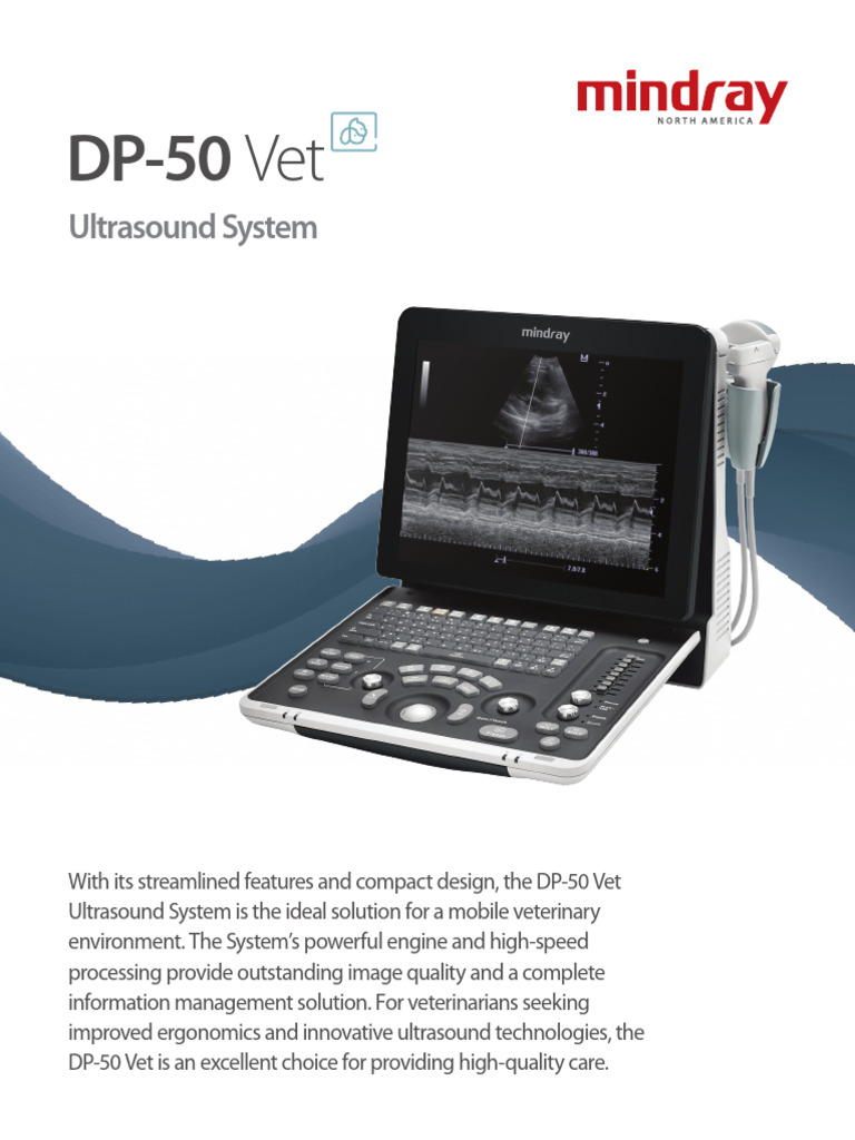 Mindray_DP-50_Vet_Veterinary_Ultrasound_Machine | PDF