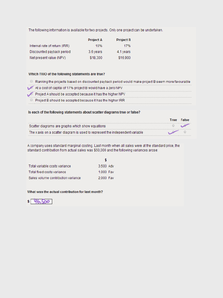 FMA (Test 2-Ans) | PDF