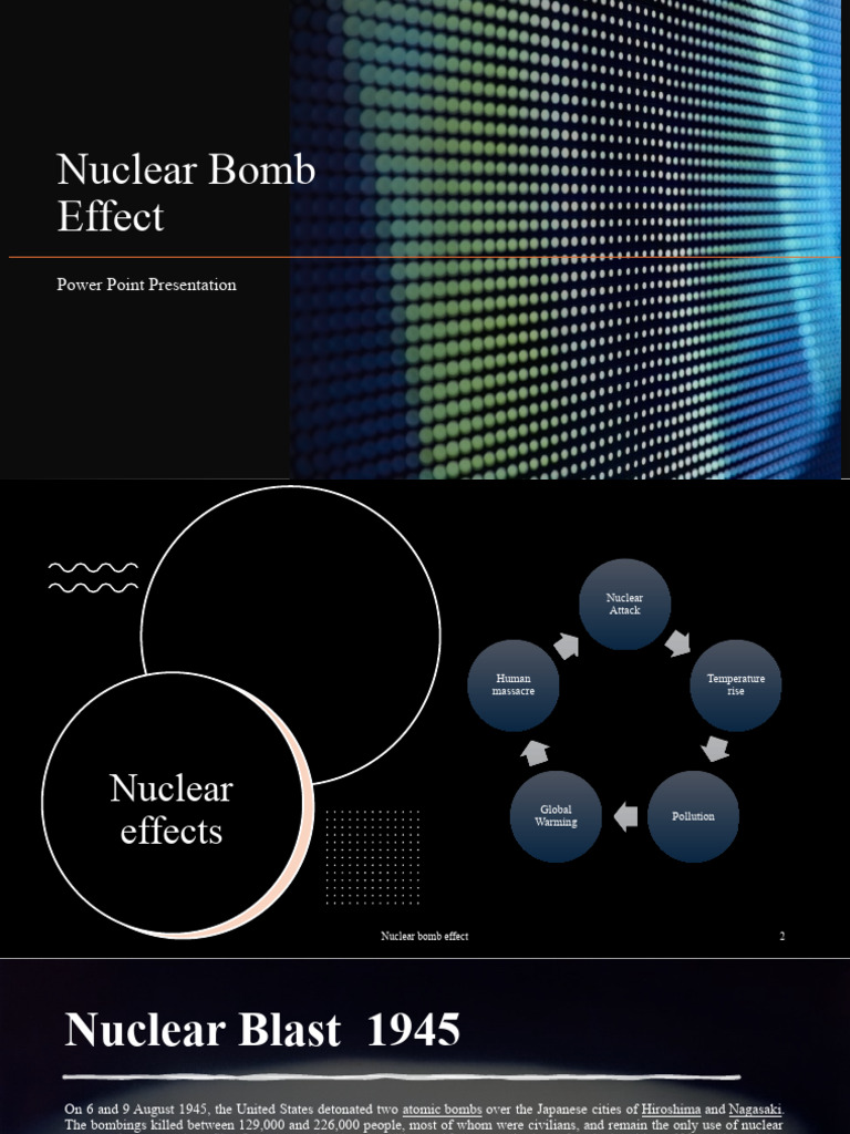 Nuclear Bomb Effect | Download Free PDF | Nuclear Weapons | Atomic ...