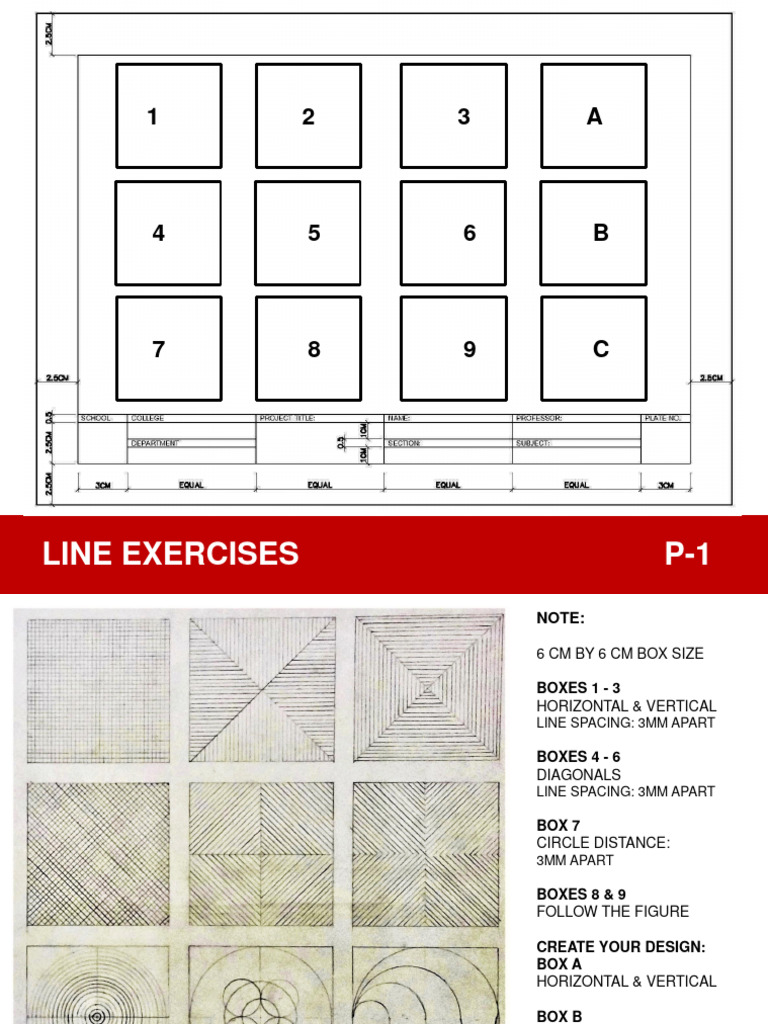 Line Exercises | PDF