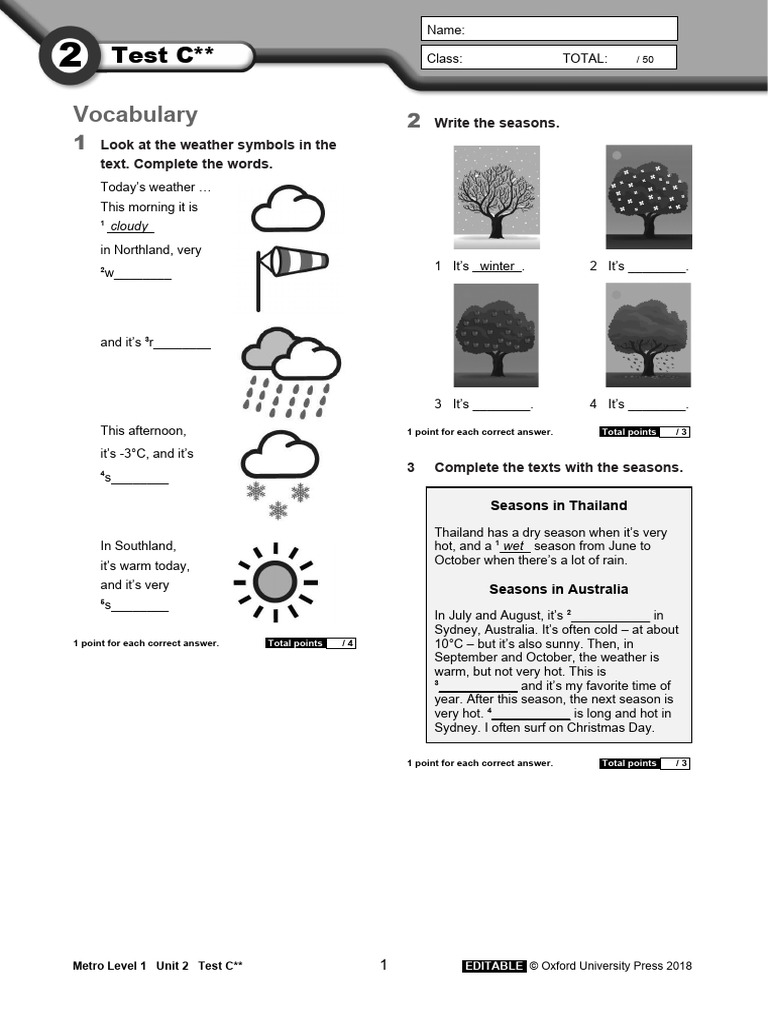 Metro Level 1 2C Two Stars | PDF | Linguistics | Grammar