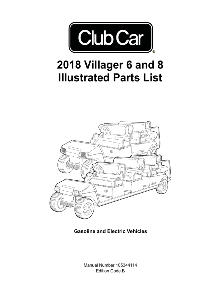 2018 Villager 6 and Villager 8 Illustrated Parts Catalog | PDF ...