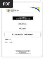 KZN Maths Grade 12 Scope 2025 | PDF