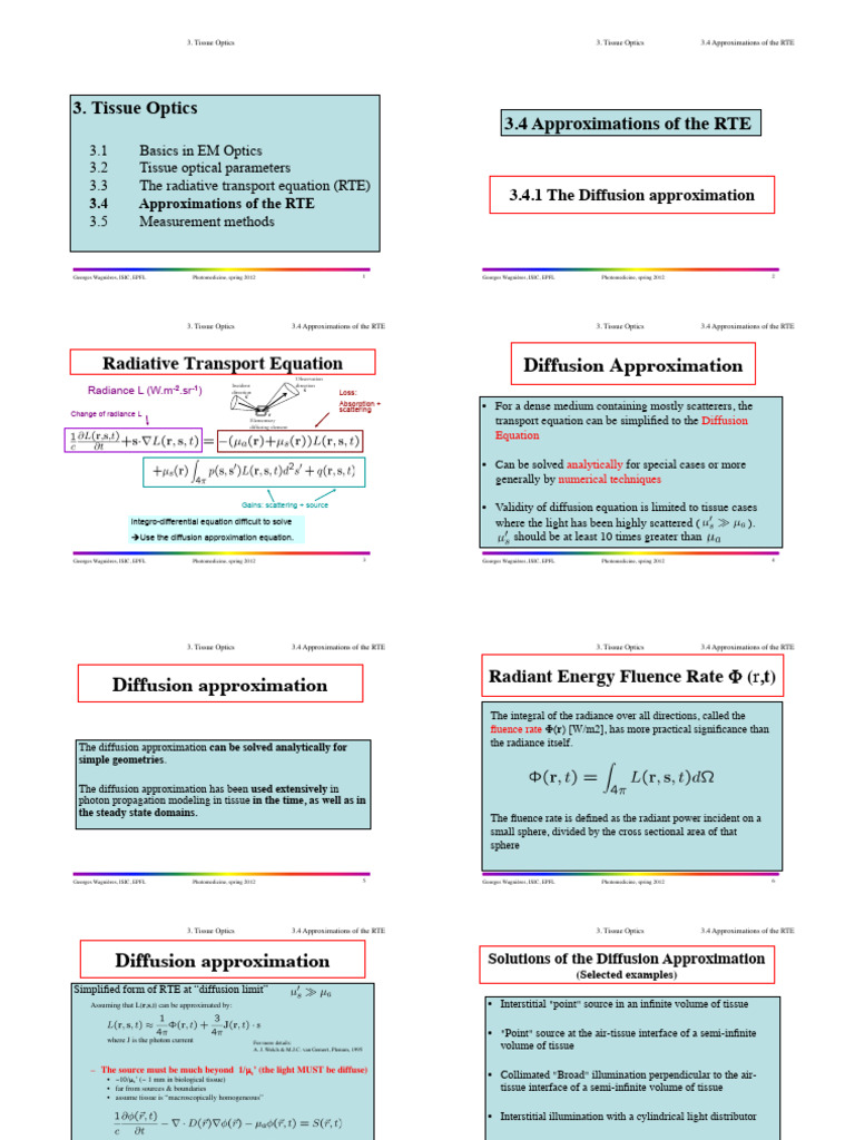 3 4 Approxim of The RTE 79 | PDF | Electromagnetism | Physical Phenomena