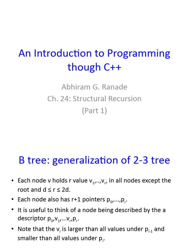 Btree | Download Free PDF | Data Management | Algorithms And Data Structures