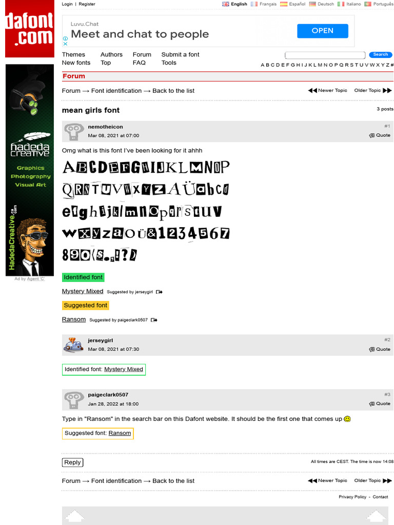 Mean Girls Font - Forum | PDF