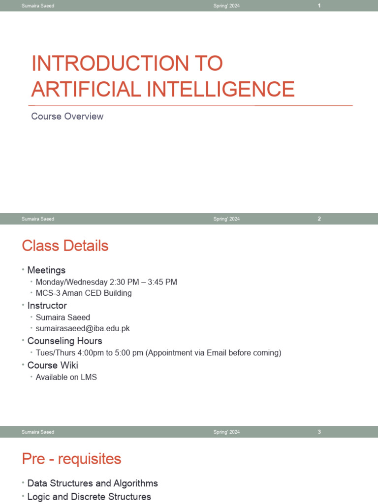Unit 1 - Introduction To AI | PDF | Artificial Intelligence ...