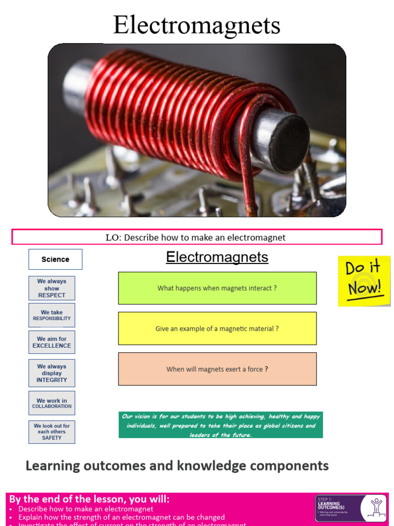 1.7 Electromagnets | PDF | Magnet | Magnetism