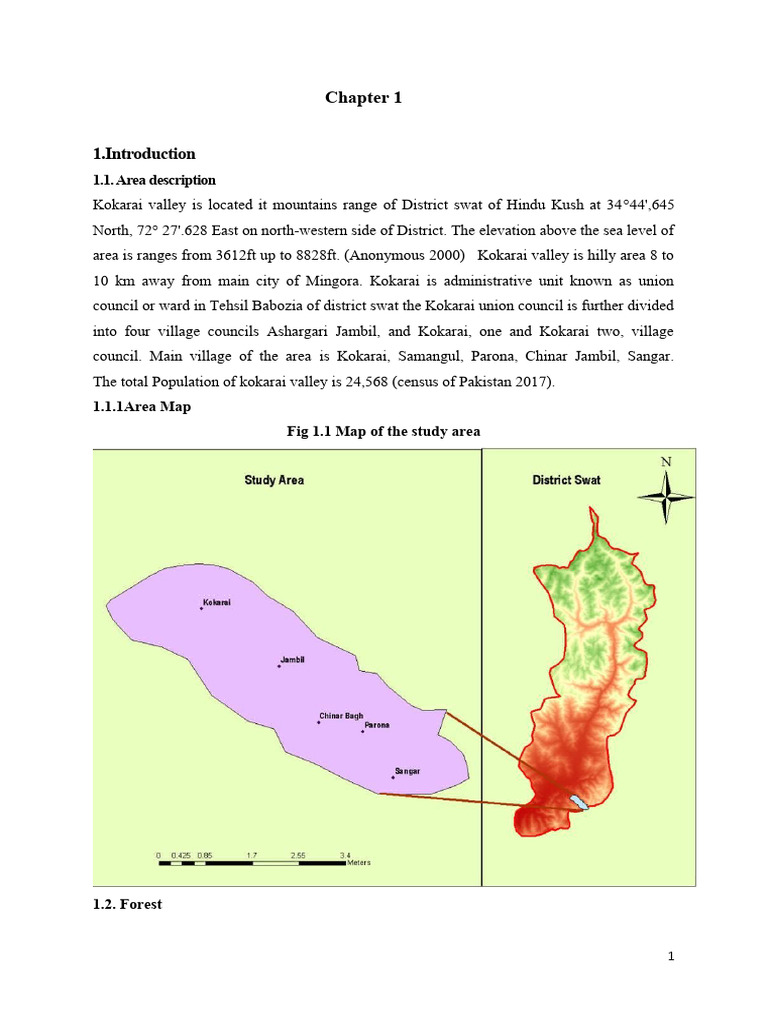 Floristic Diversity in Kokarai Valley | PDF | Biodiversity | Natural ...