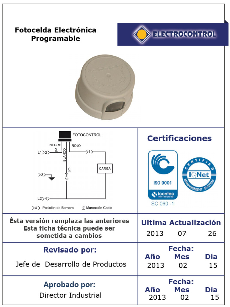 fotocelda electronica programable | PDF | Ingenieria Eléctrica