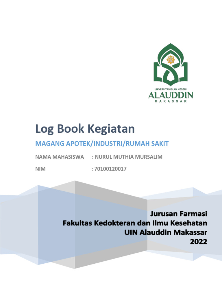 Log Book PKL | PDF | Pengembangan Diri