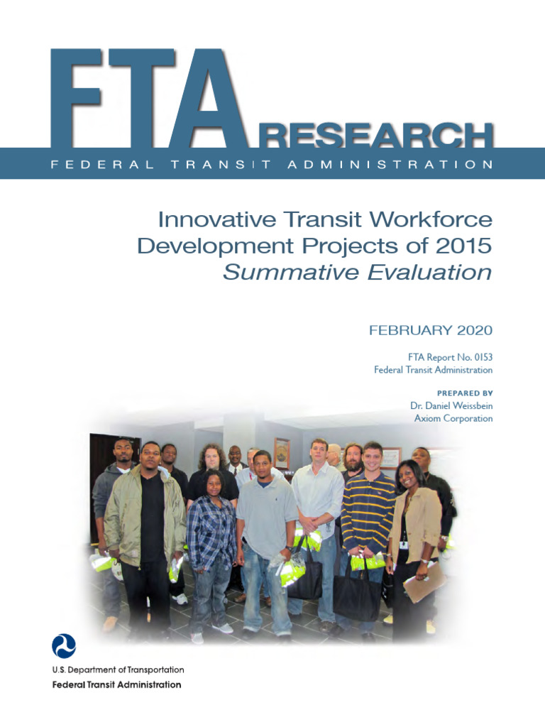 Innovative Transit Workforce Development Projects 2015 Summative ...