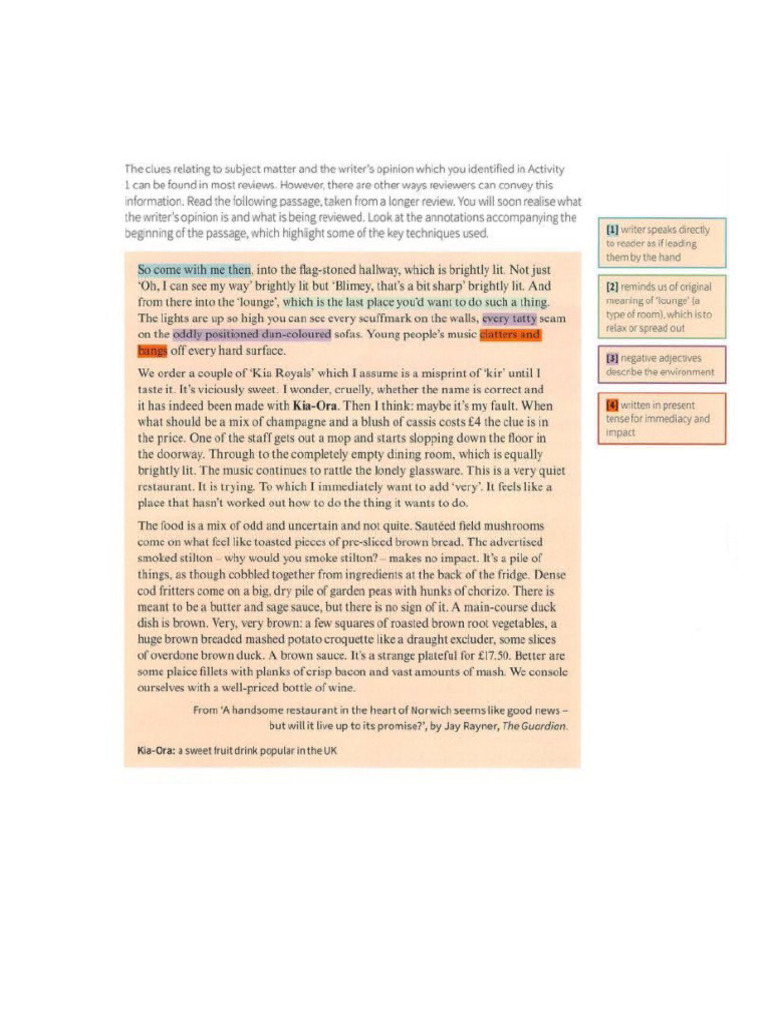Review sample for analysis | PDF