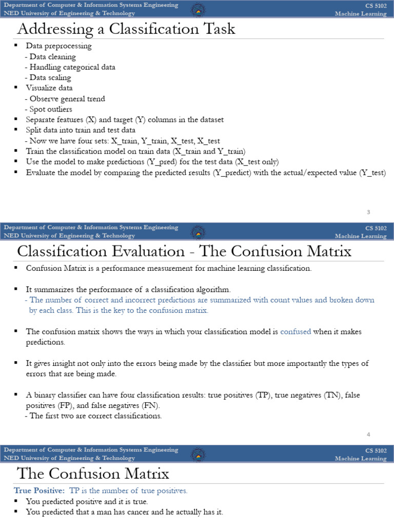 ML CM | PDF | Sensitivity And Specificity | Statistical Classification