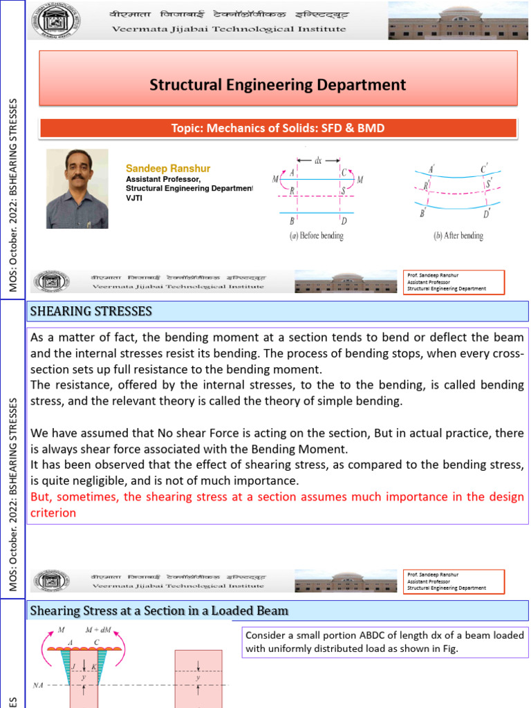 4. Shearing Stresses | PDF | Bending | Beam (Structure)