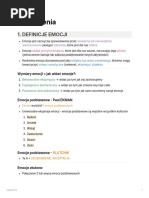 Lista Emocji | PDF