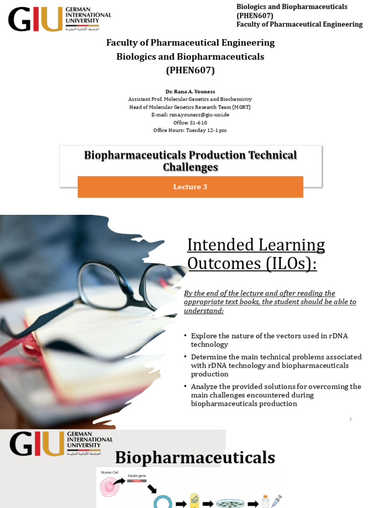 Lec 3 | PDF | Plasmid | Proteins