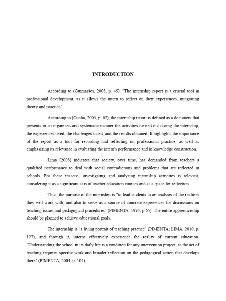 INTRODUCTION | PDF | Internship | Job Hunting