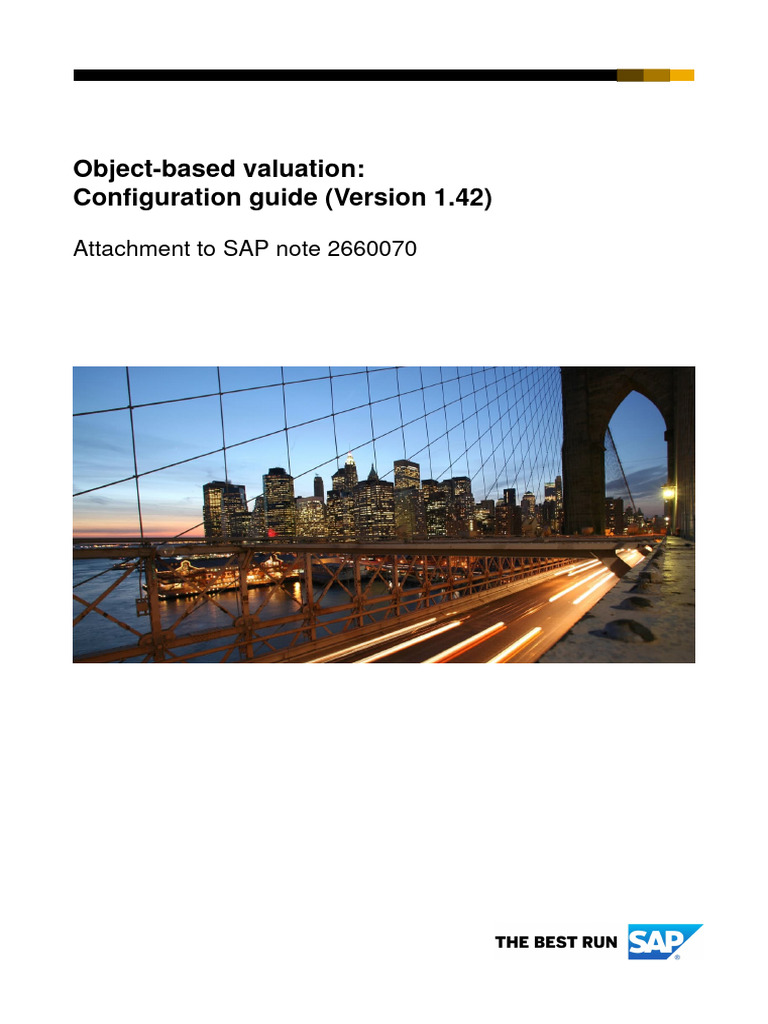 Object Valuation Config Guide V1-42 | PDF | Valuation (Finance ...