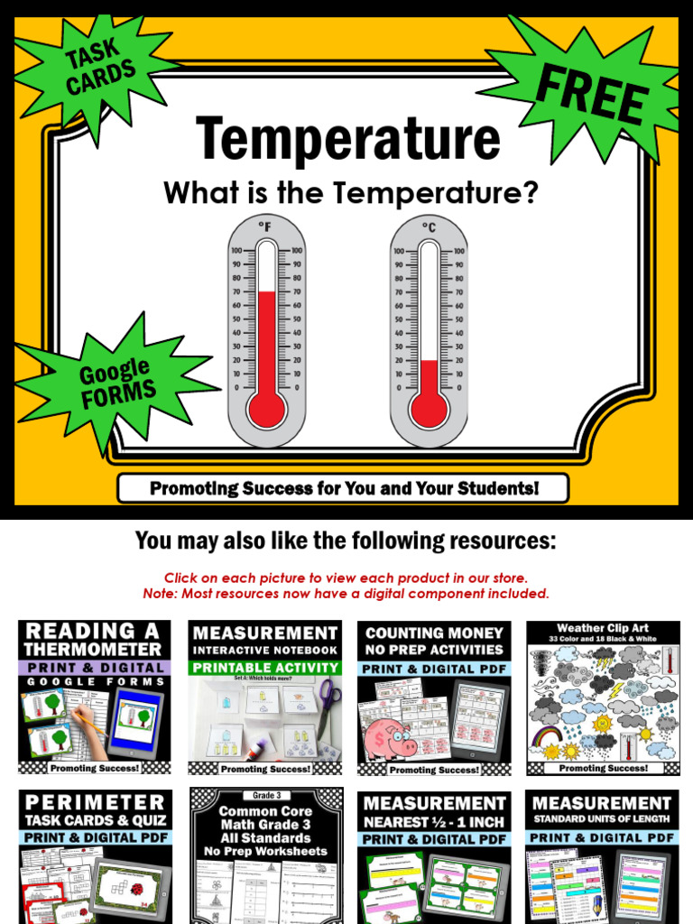 Temperature: What Is The Temperature? | PDF | Fahrenheit