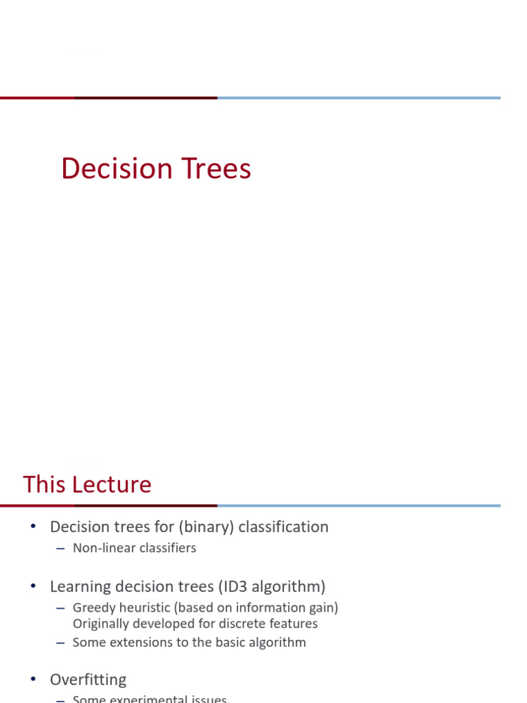 16-Decision Tree Classification Algorithm advantages with examples (Iterative Dichotomiser 3-ID3 ...