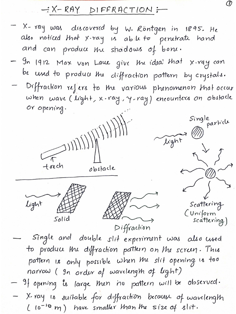 x ray diffraction 2 (1) | PDF | X Ray Crystallography | Materials