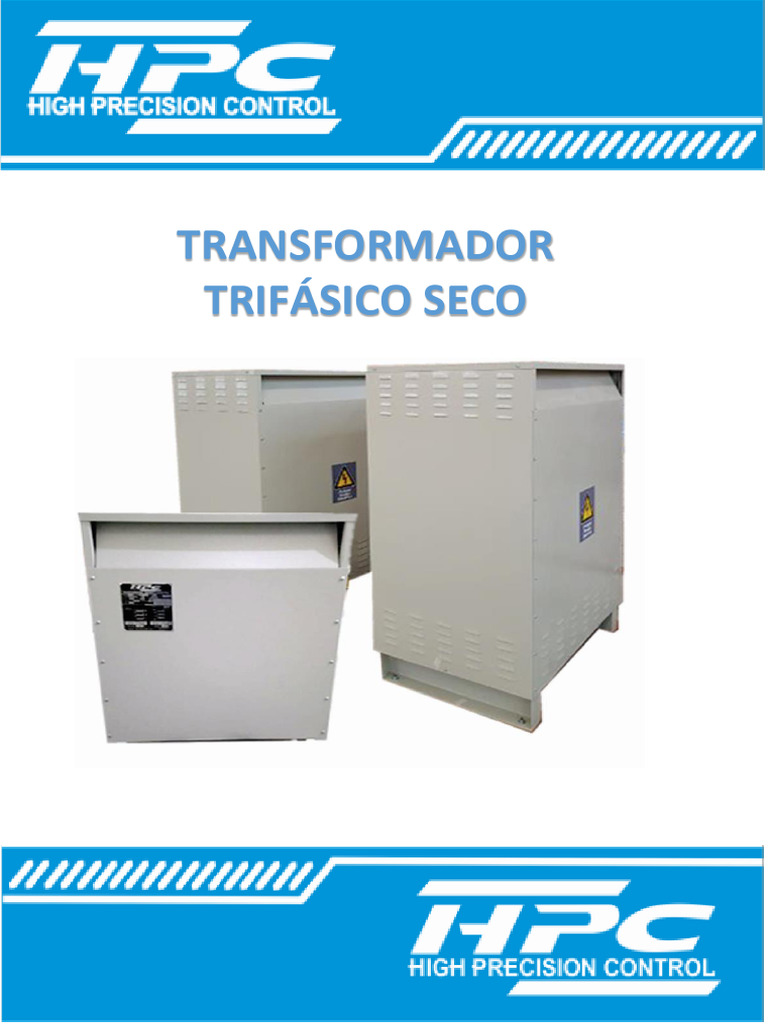 Ficha Tecnica de Transformador Trifasico Seco | PDF | Transformador | Ciencia de los Materiales