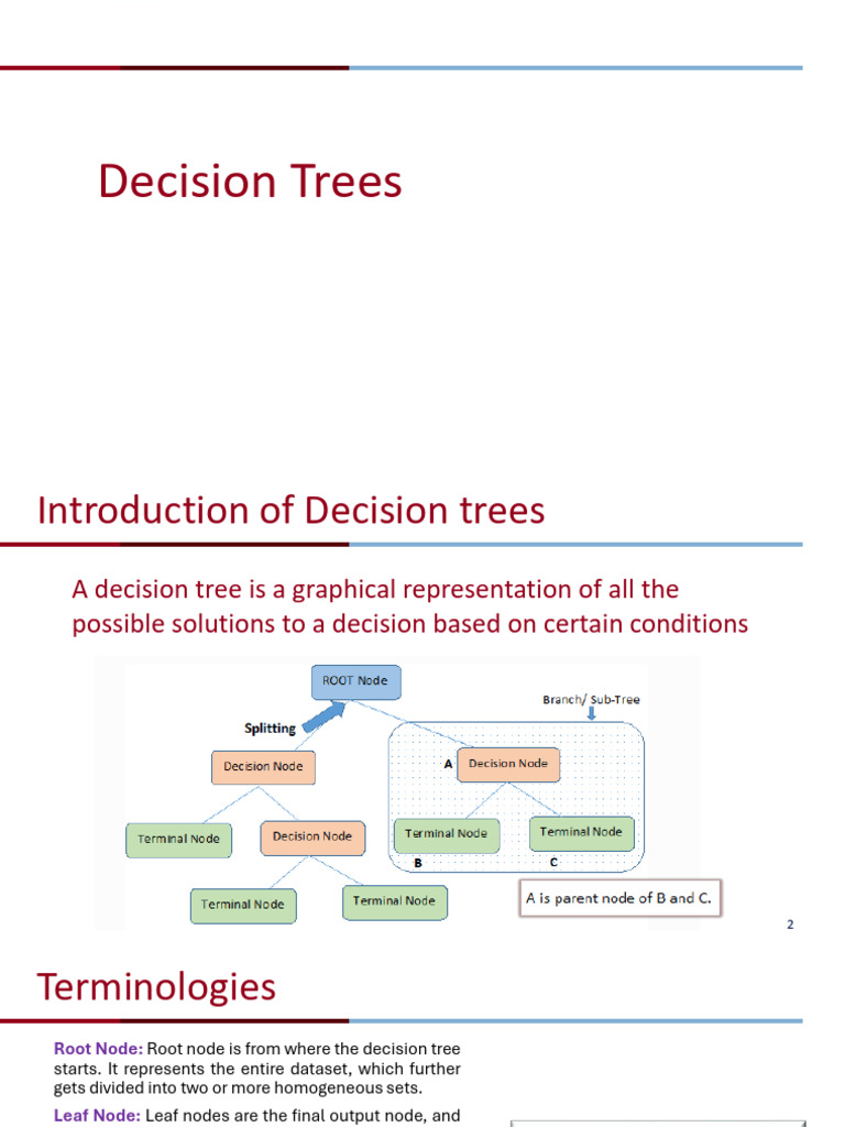 9-Module 5 Decision Tree-21-03-2024 | PDF | Statistical Classification ...