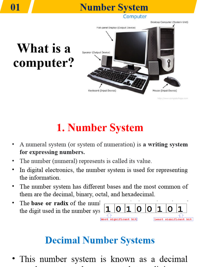 1 Data Representation - L1 - Introduction To Number System | Pdf | Data 
