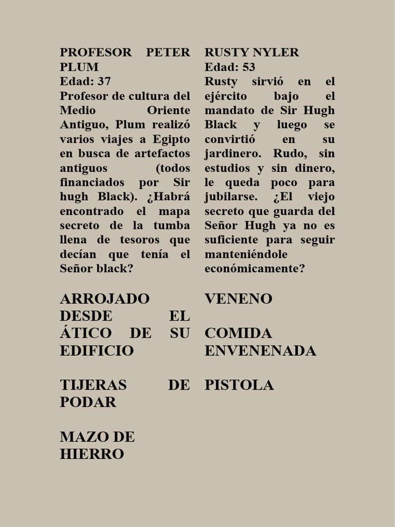 Cluedo | PDF