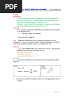 Physics - Grade 9 - Short Notes | PDF | Buoyancy | Pressure