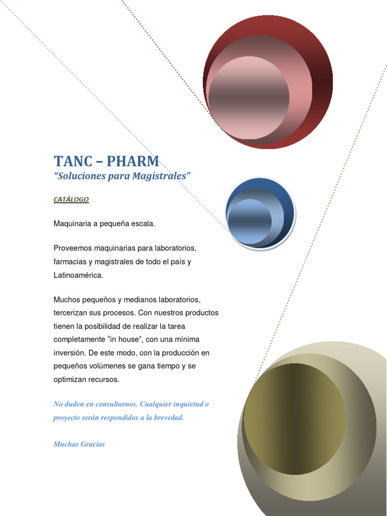 Tanc Pharm Catalogo 08-04-2022 | PDF | Pantalla táctil | Computación personal