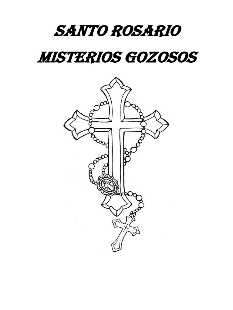 Rosario Misterios Gloriosos Pdf María Madre De Jesús Cristo Título