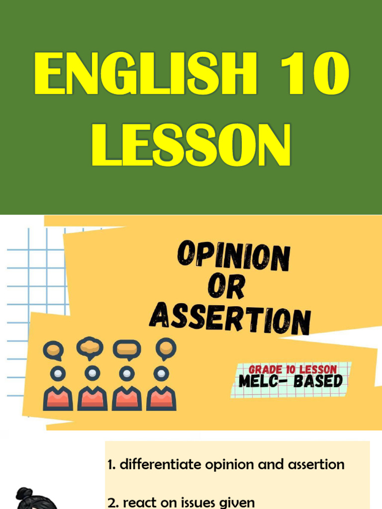 Understanding Facts, Opinions, and Assertions | PDF | Self-Improvement ...