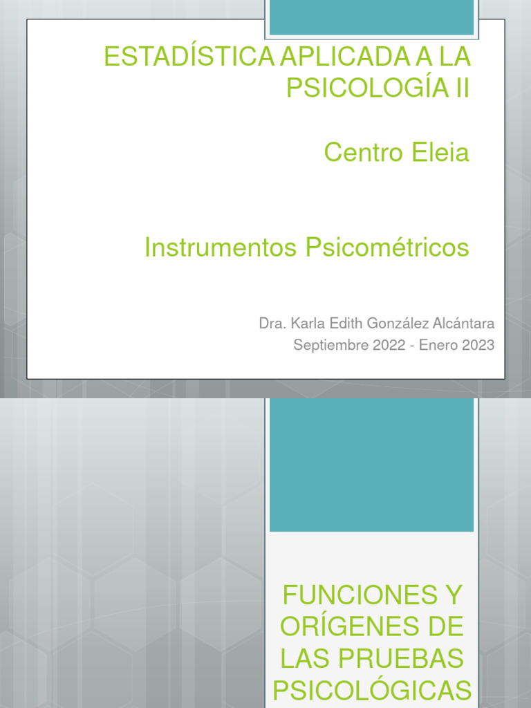 04 Instrumentos Psicométricos-1 | PDF | Negocios