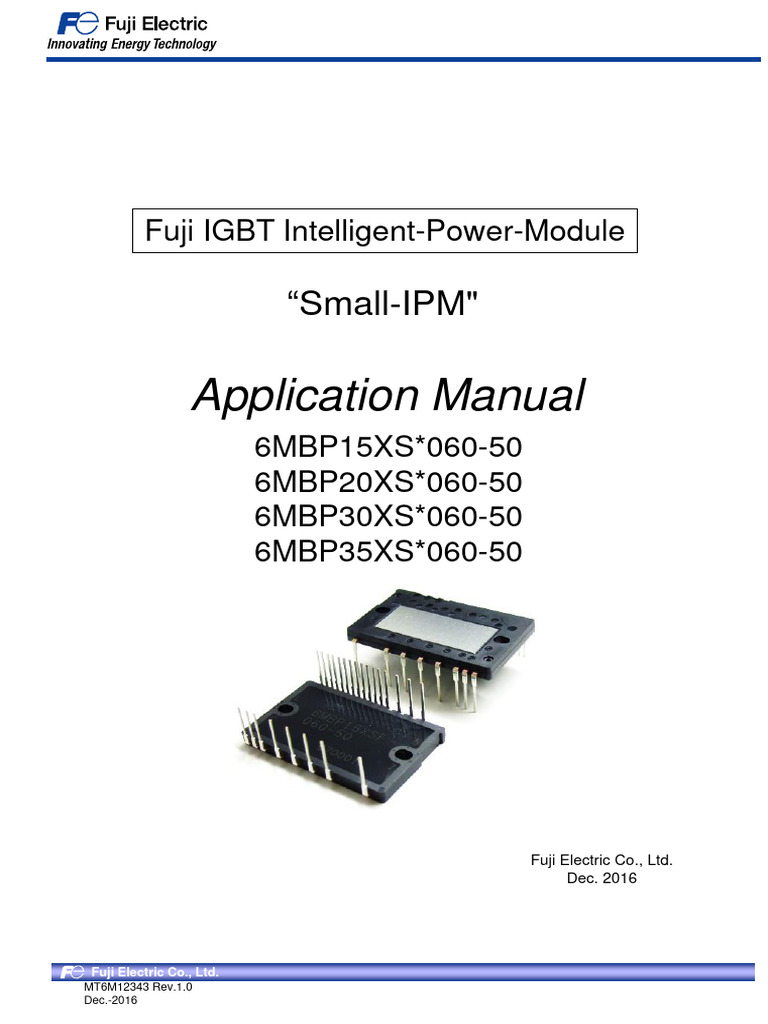 Fuji 6mbp Series | PDF | Electronic Circuits | Power Supply