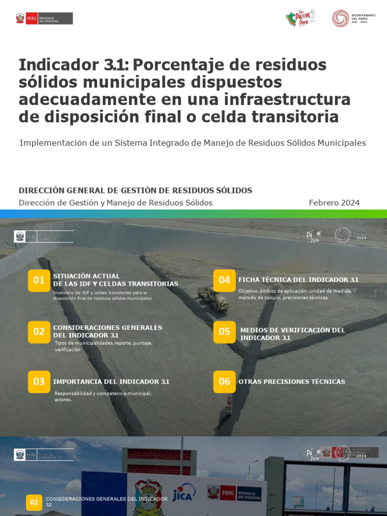 Indicador 3.1 | PDF | Vertedero | Residuos