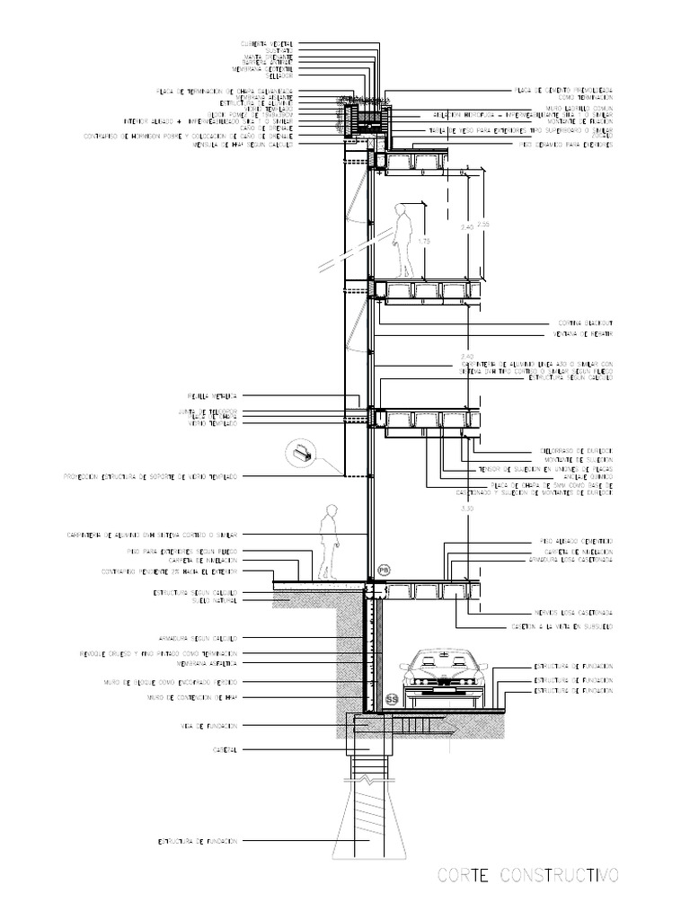 Corte Constructivo Edificio Nuevo | PDF