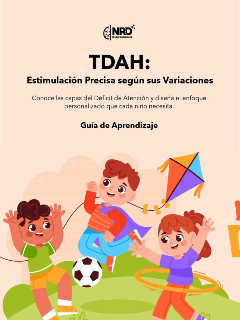 Guia de Aprendizaje TDAH | PDF | Atención | Desorden hiperactivo y ...