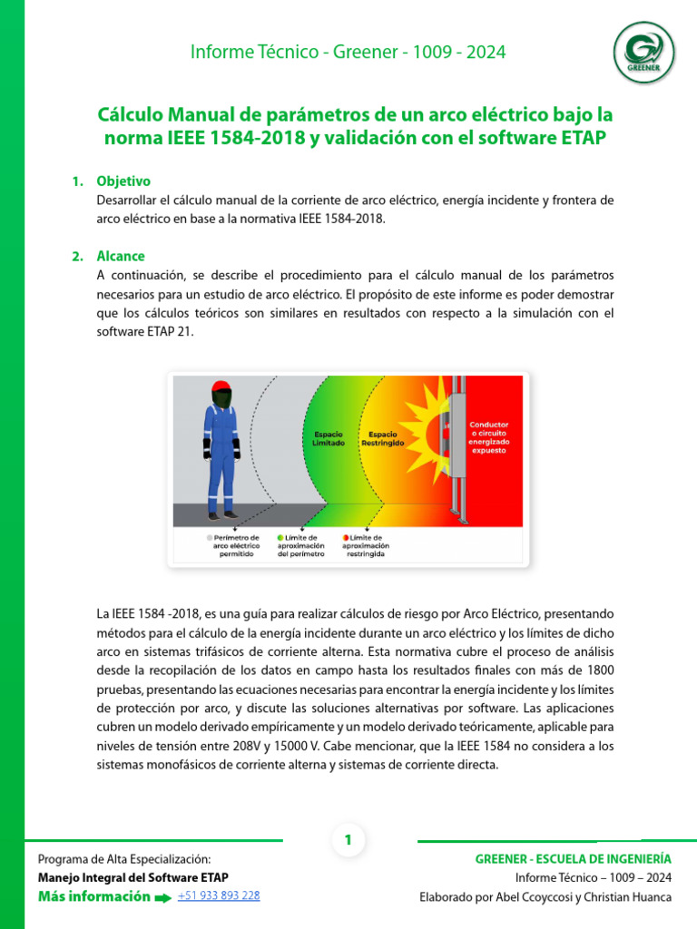 Cálculo de Arco Eléctrico IEEE 1584 | PDF | Corriente eléctrica | Software