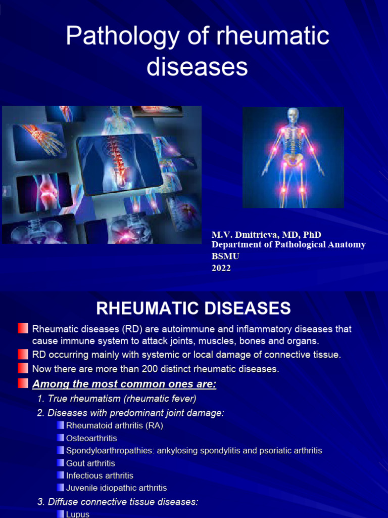 Pathology of Rheumatic Diseases | PDF | Arthritis | Rheumatoid Arthritis