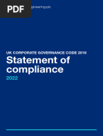 2018 UK Corporate Governance Code | PDF | Internal Control | Corporate ...