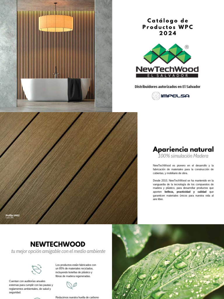 Catalog-Ntw 2024 Impelsa - WPC | PDF | El plastico | Madera