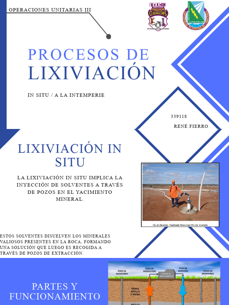 Lixiviacion | PDF | Química | Procesos industriales