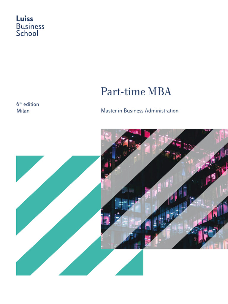 Luiss Part-Time MBA Overview | PDF | Strategic Management | Master Of ...